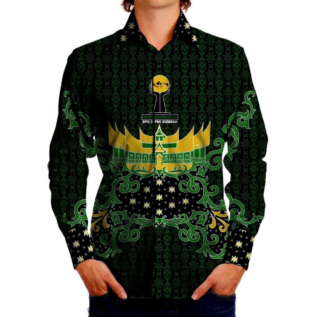 Produksi Baju Batik BPD HIPMI SUMBAR di produksi langsung di Kainbatikbagus